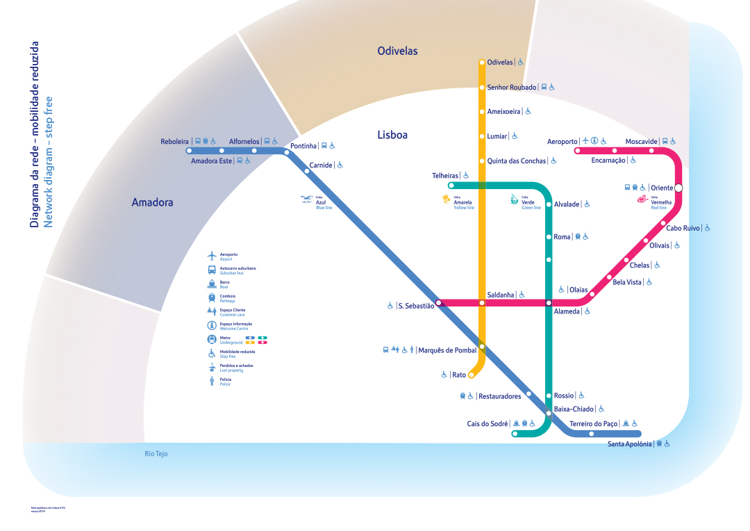 Diagrams and maps - Metropolitano de Lisboa, EPE - English