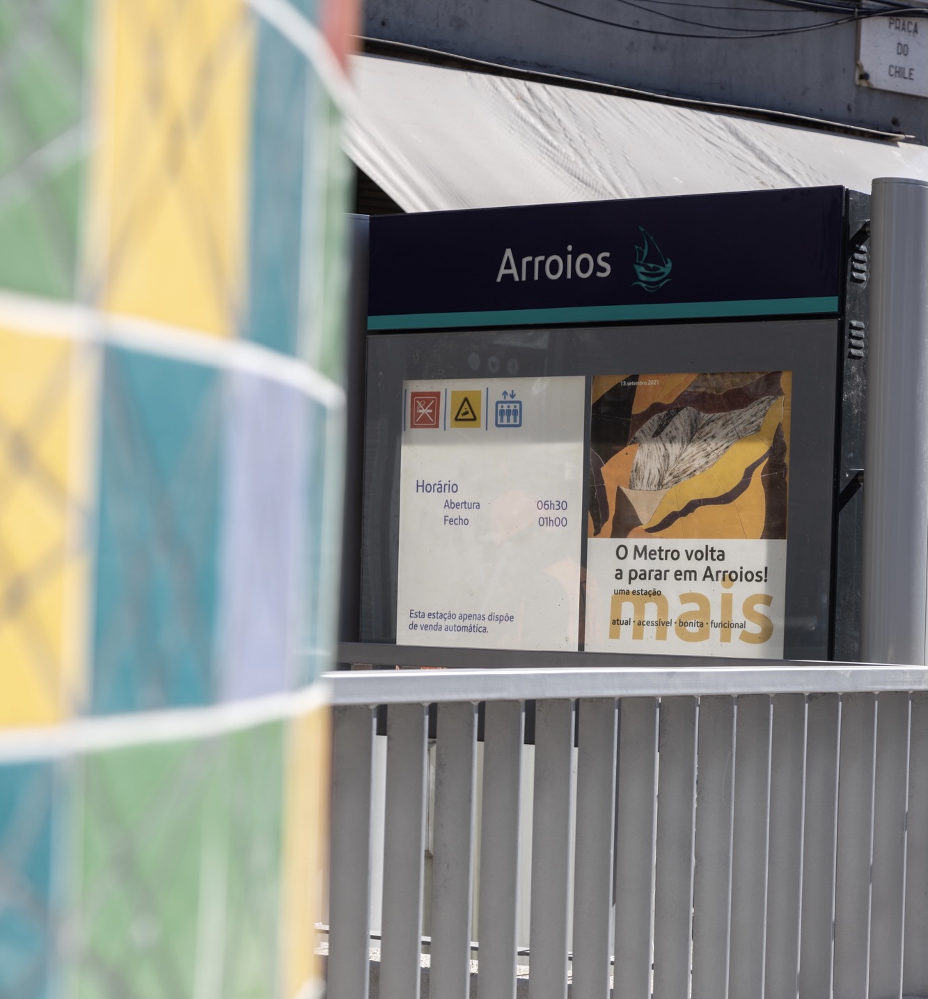 Estação Arroios reabre ao público após obras de ampliação e remodelação ...