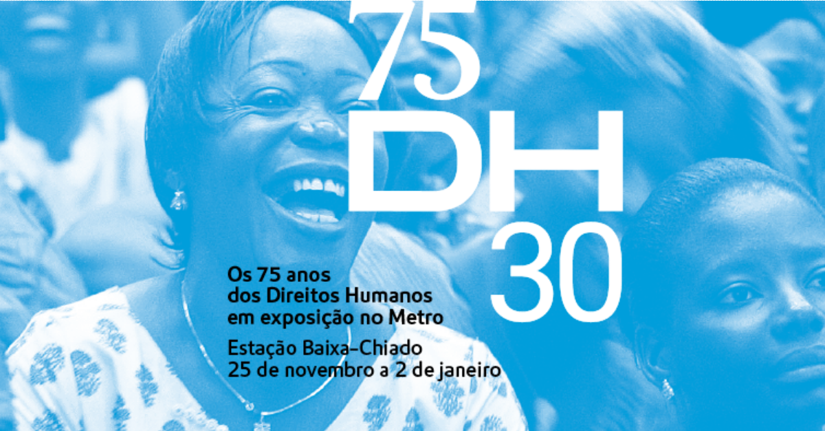 Exposição “75dh30” Celebra 75º Aniversário Da Declaração Universal Dos
