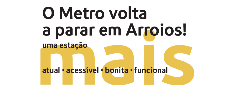 O Metro volta a parar em Arroios - Metropolitano de Lisboa, E.P.E.