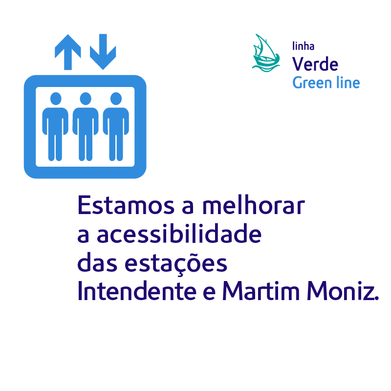 Estamos a melhorar a acessibilidade das estações Intendente e Martim ...